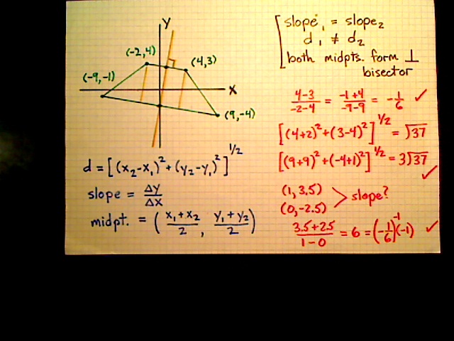 Coordinate Geometry of Isosceles Trapezoids Tutorial | Sophia Learning